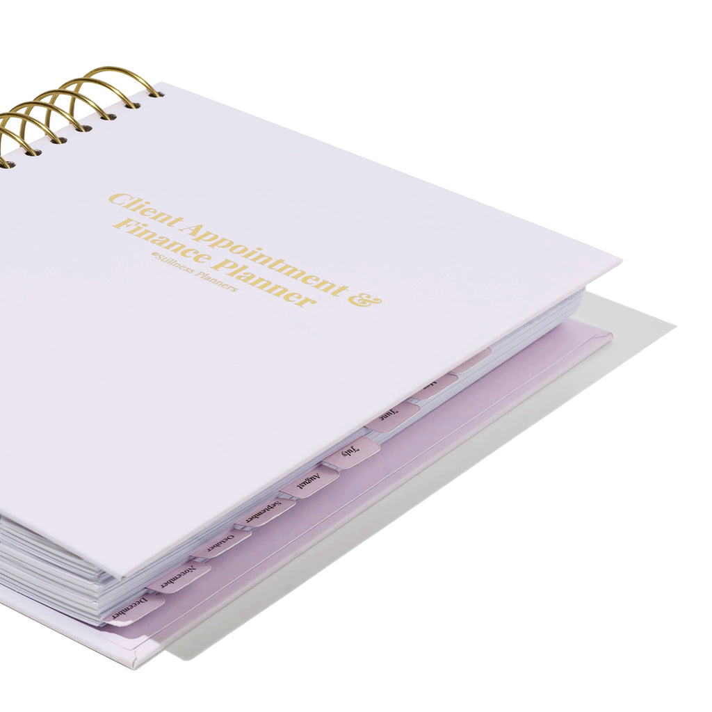 Client Appointment & Finance Planner Hard Copy – Mauvella Lash Academy